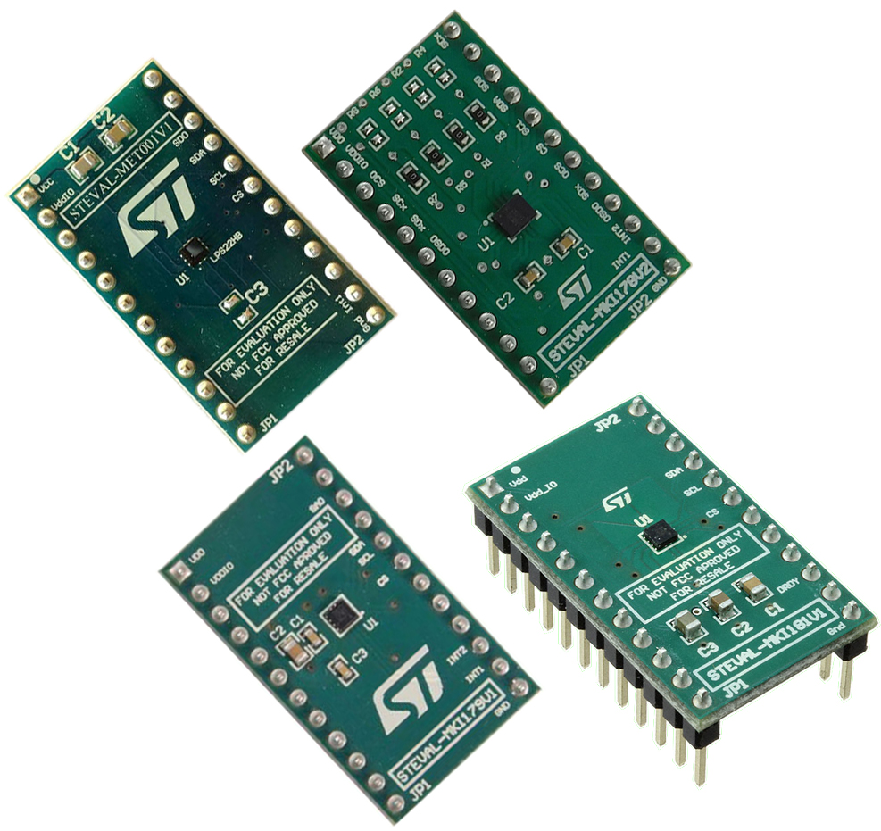 STEVAL-MKIT01V1 MEMS Sensor Sample Kit - STMicro | DigiKey